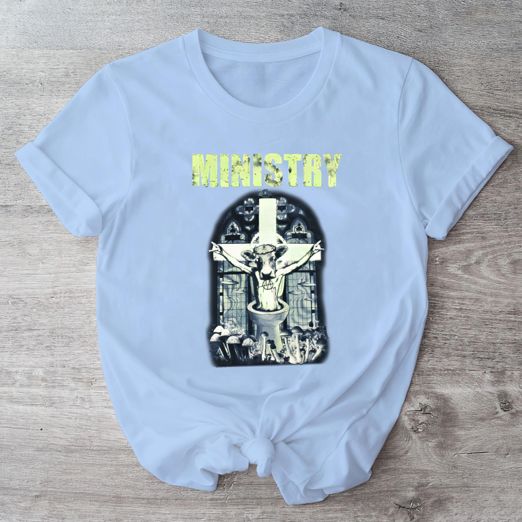 Ministry Band Album Tour Men T-shirt Black Unisex All Sizes RE59 ...