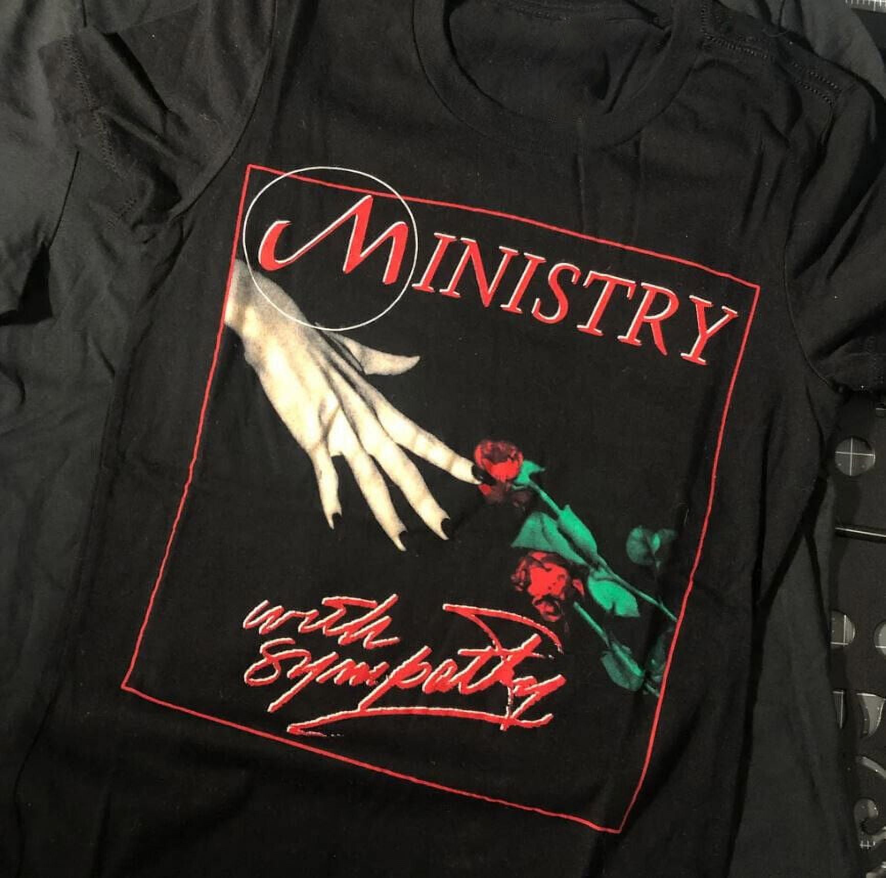 Ministry With Sympathy Synthpop Short Sleeve Cotton Black All Size ...