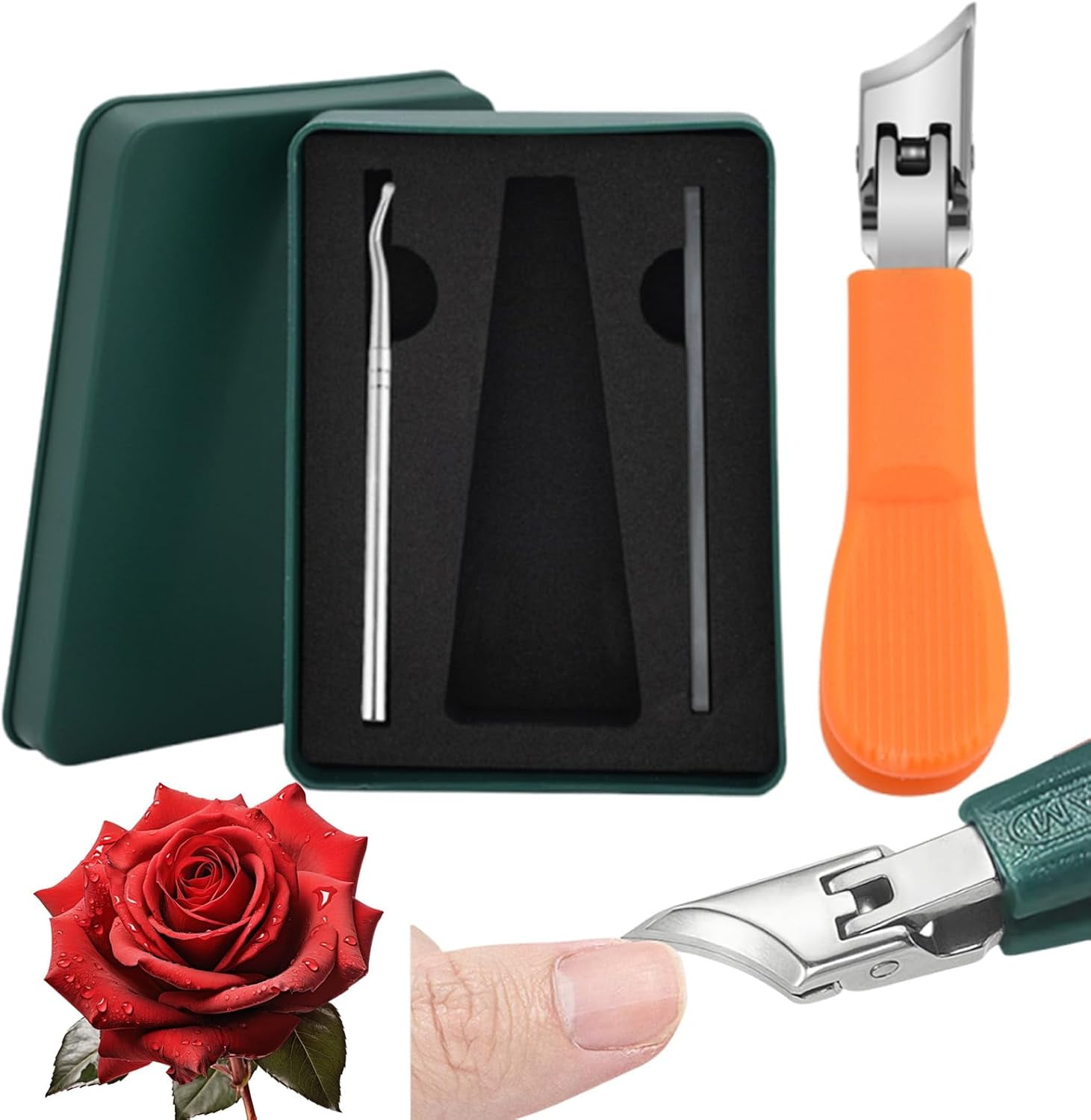 Minivana Nail Clippers 3-Piece Set - Eagle Beak Angled & Slanted ...