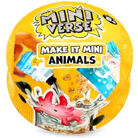 Miniverse Make It Mini Animals LOT OF 3 Mystery Packs - Walmart.com