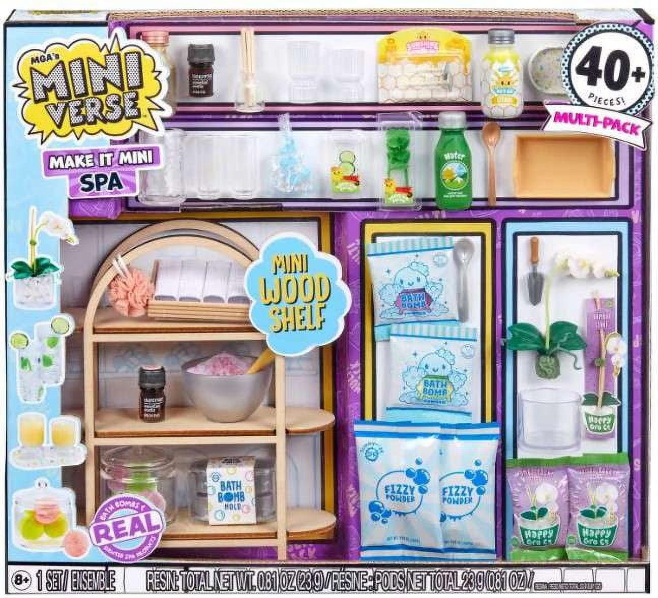MGA Entertainment Miniverse Make It Mini SPA Multipack, 40+ Pieces ...