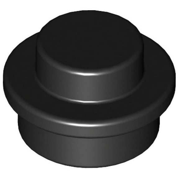 Minizfigs 1050PCS Black 1x1 Round Plates | Bulk Building Blocks Parts ...