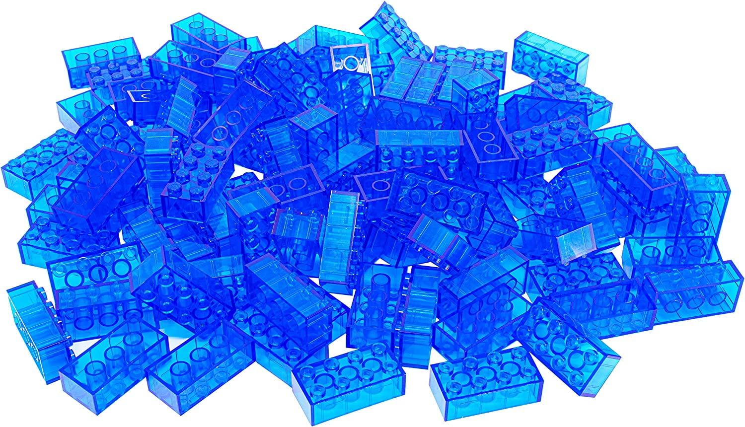 Minizfigs Classic 2x4 Building Brick Play Set - 100 pcs - Compatible ...