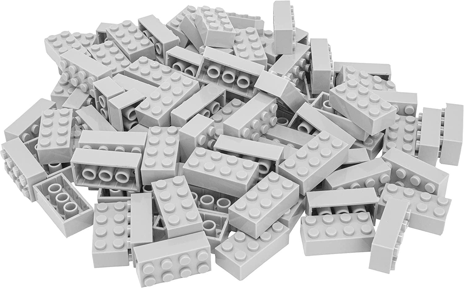 Minizfigs Classic 2x4 Building Brick Play Set - 100 pcs - Compatible ...
