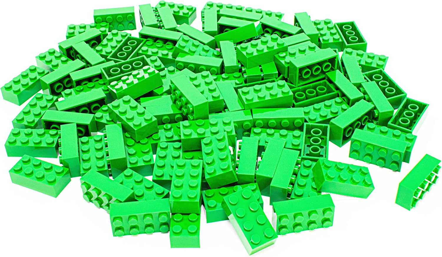 Minizfigs Classic 2x4 Building Brick Play Set - 100 pcs - Compatible ...