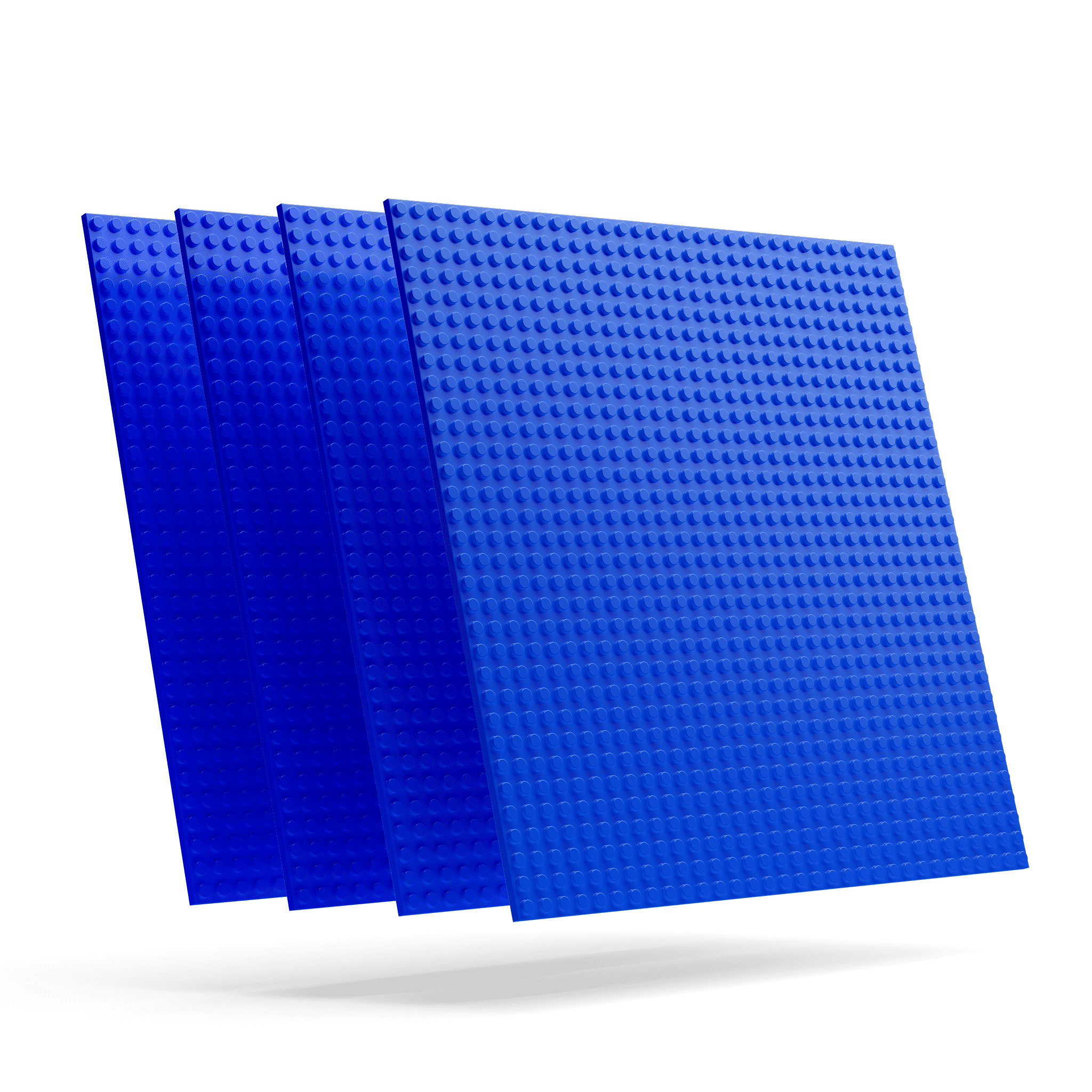 Minizfigs Classic 32 x 32 (10" x 10") 2-Sided Building Brick Plate ...