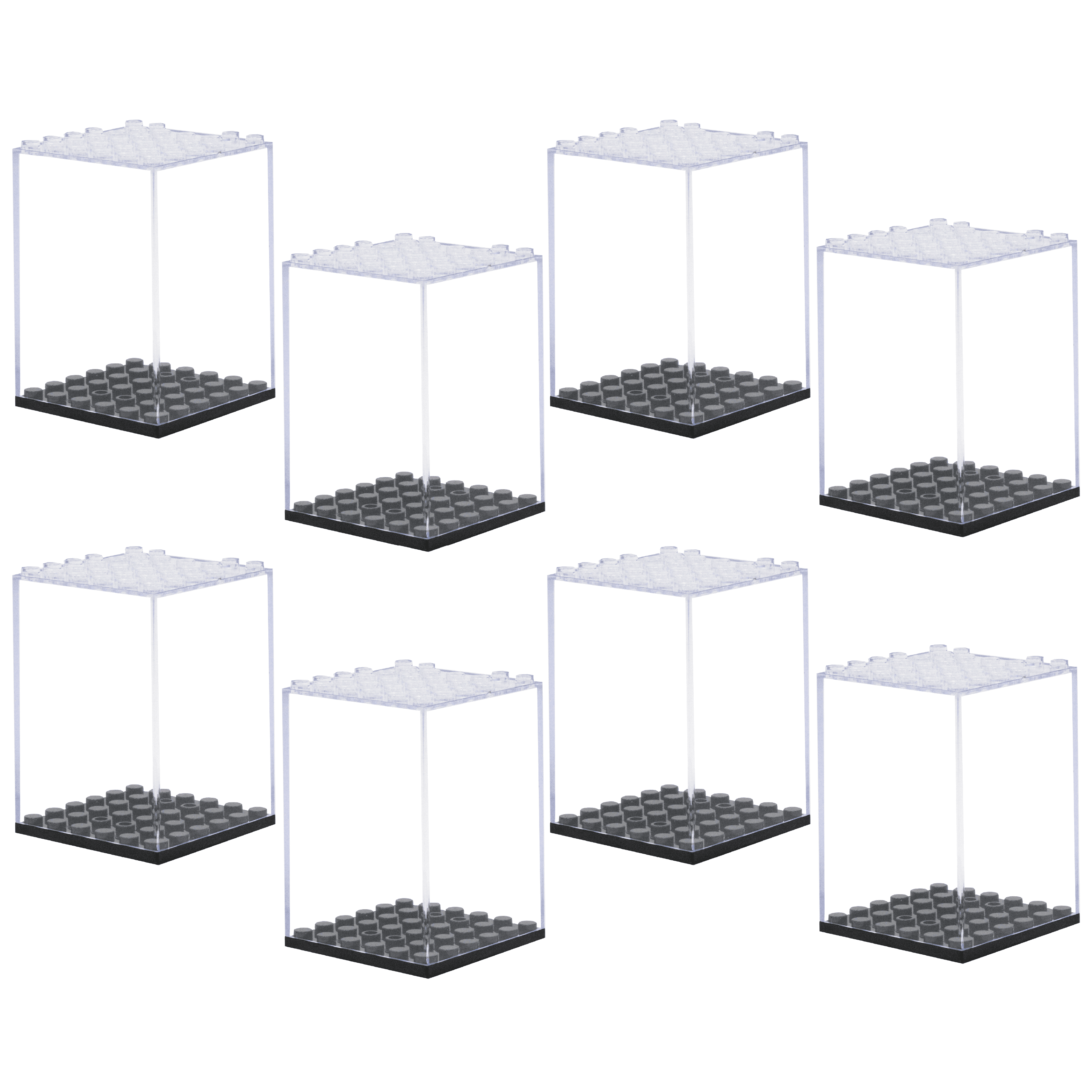 Minizfigs Stackable Acrylic Display Box for Building Block Action ...