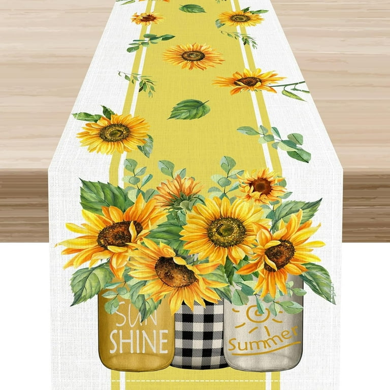 sunflower table decorations
