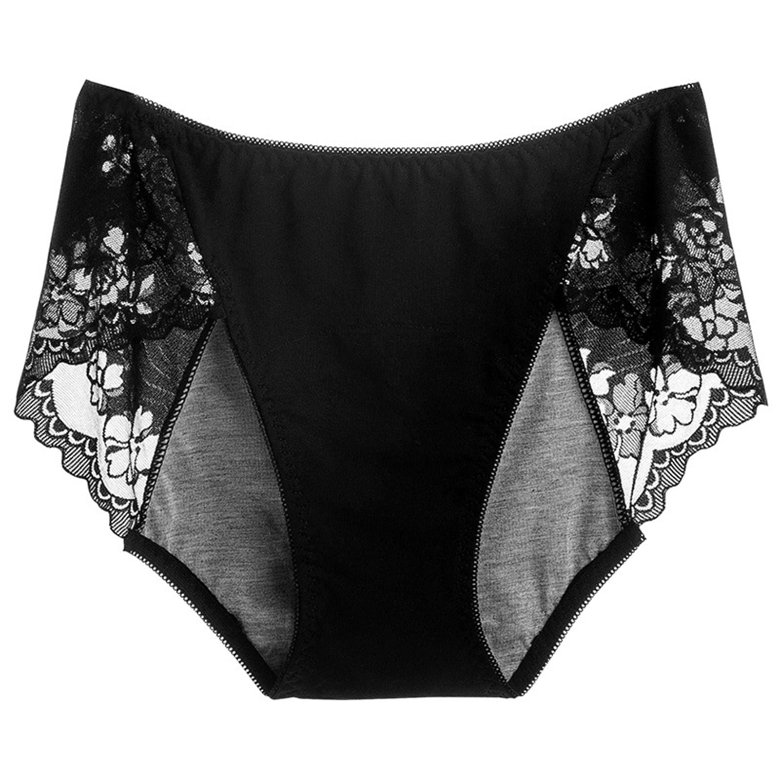 Minjewel Ladies' Breathable Lace Menstrual Period Underwear, Lace ...