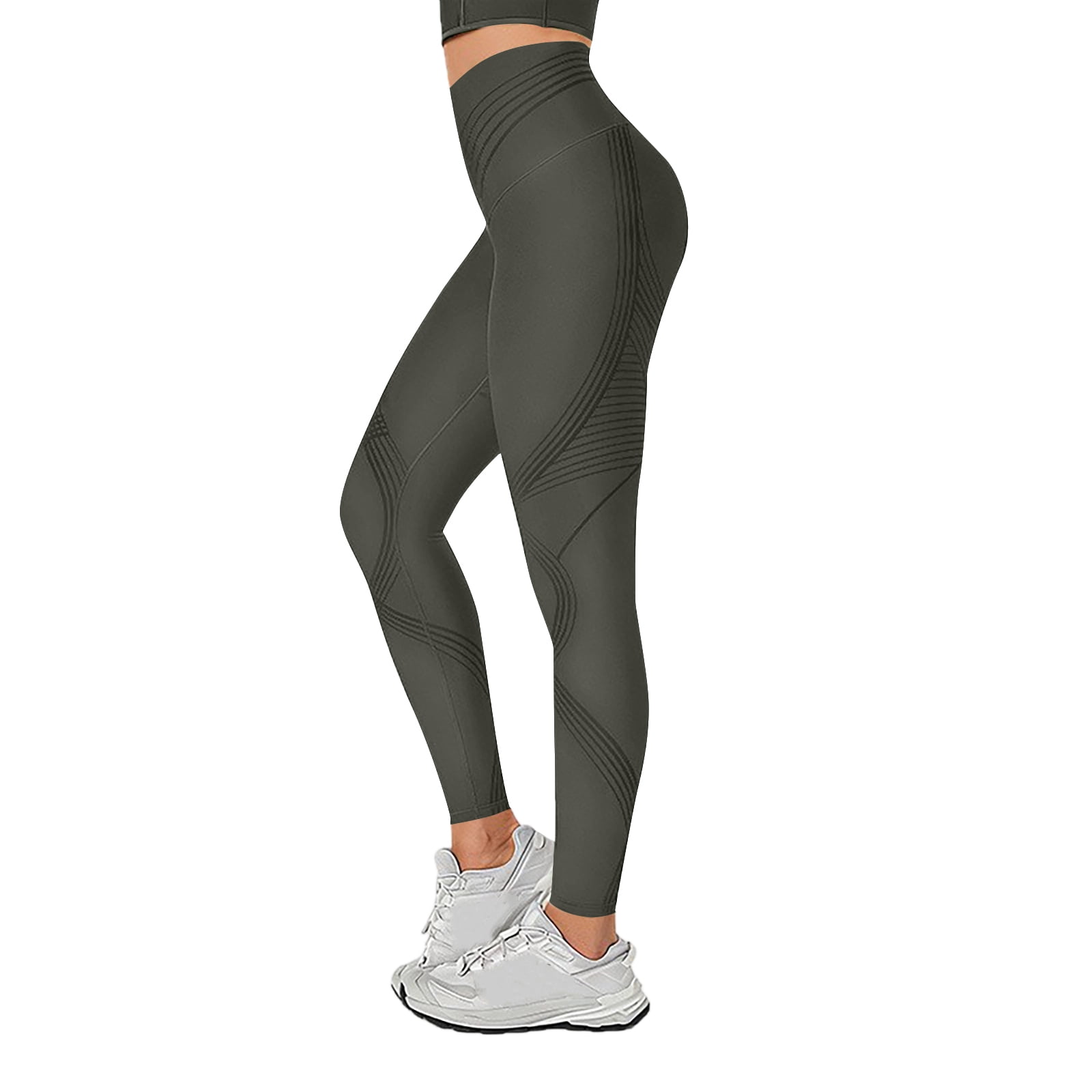 Minjewel Yoga Pants Women - High Waisted Peach Hip Tight Leggings ...