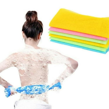 EvridWear Extra Long Dry Body Bath Exfoliating Back Scrubber for Shower ...