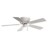 Curtiss MCM Wood Blades Ceiling Fan with LED Light Kit, Satin Brass ...