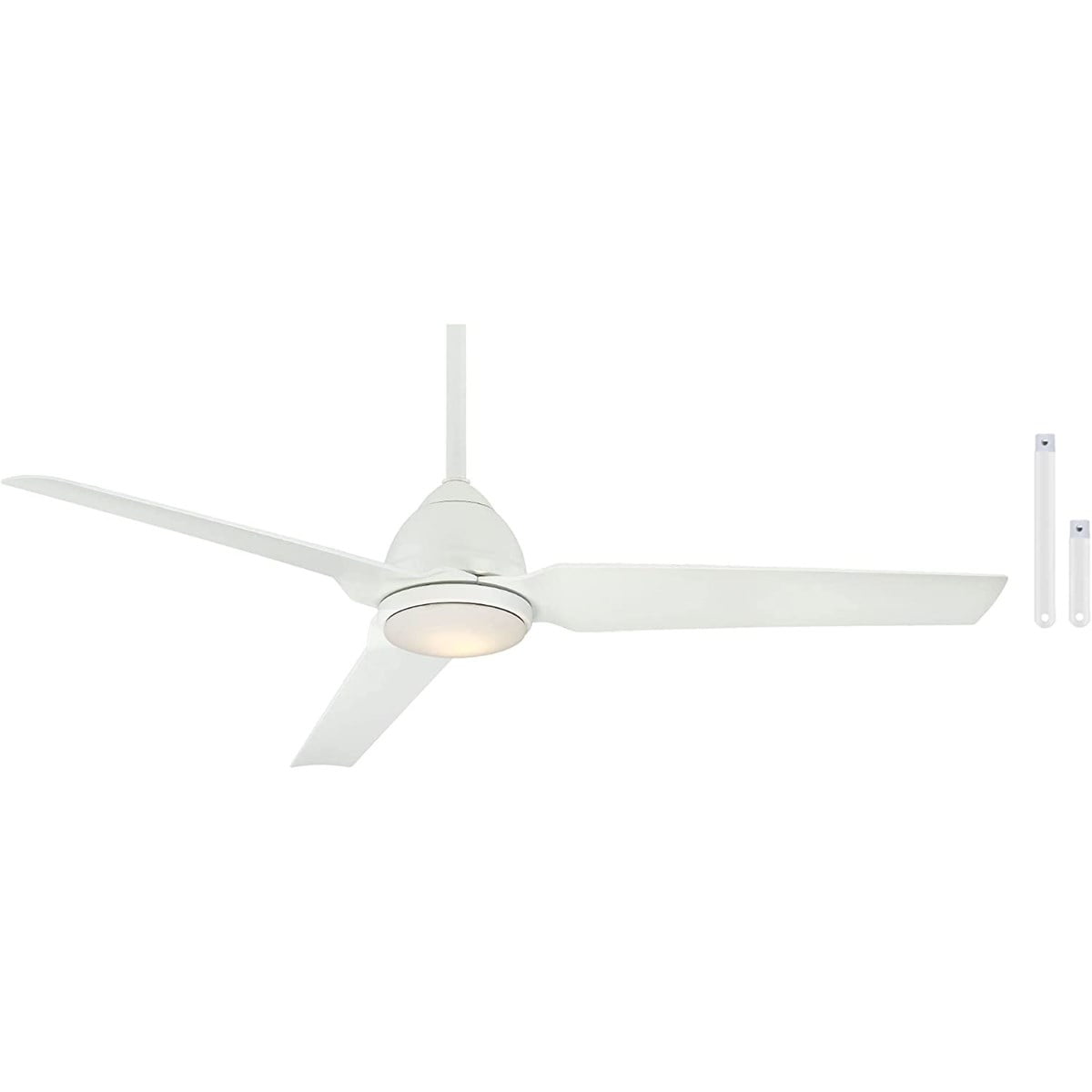 Minka-Aire Java - LED 54" Ceiling Fan with 3 blades - Flat White w ...