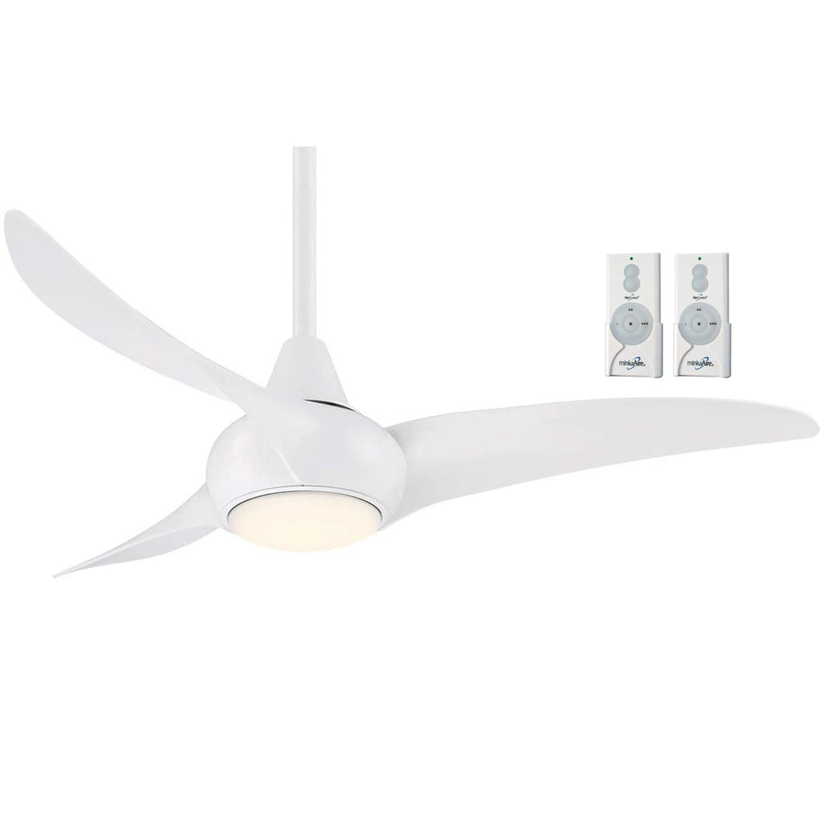Minka-Aire Light Wave LED 44" Ceiling Fan with 3 blades - White w ...
