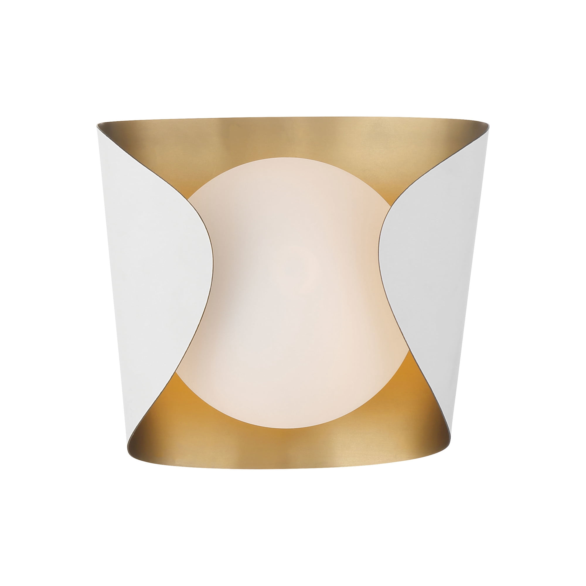 Minka Lavery 3771 Flare 8" Tall Bathroom Sconce - Sand White / Legacy ...