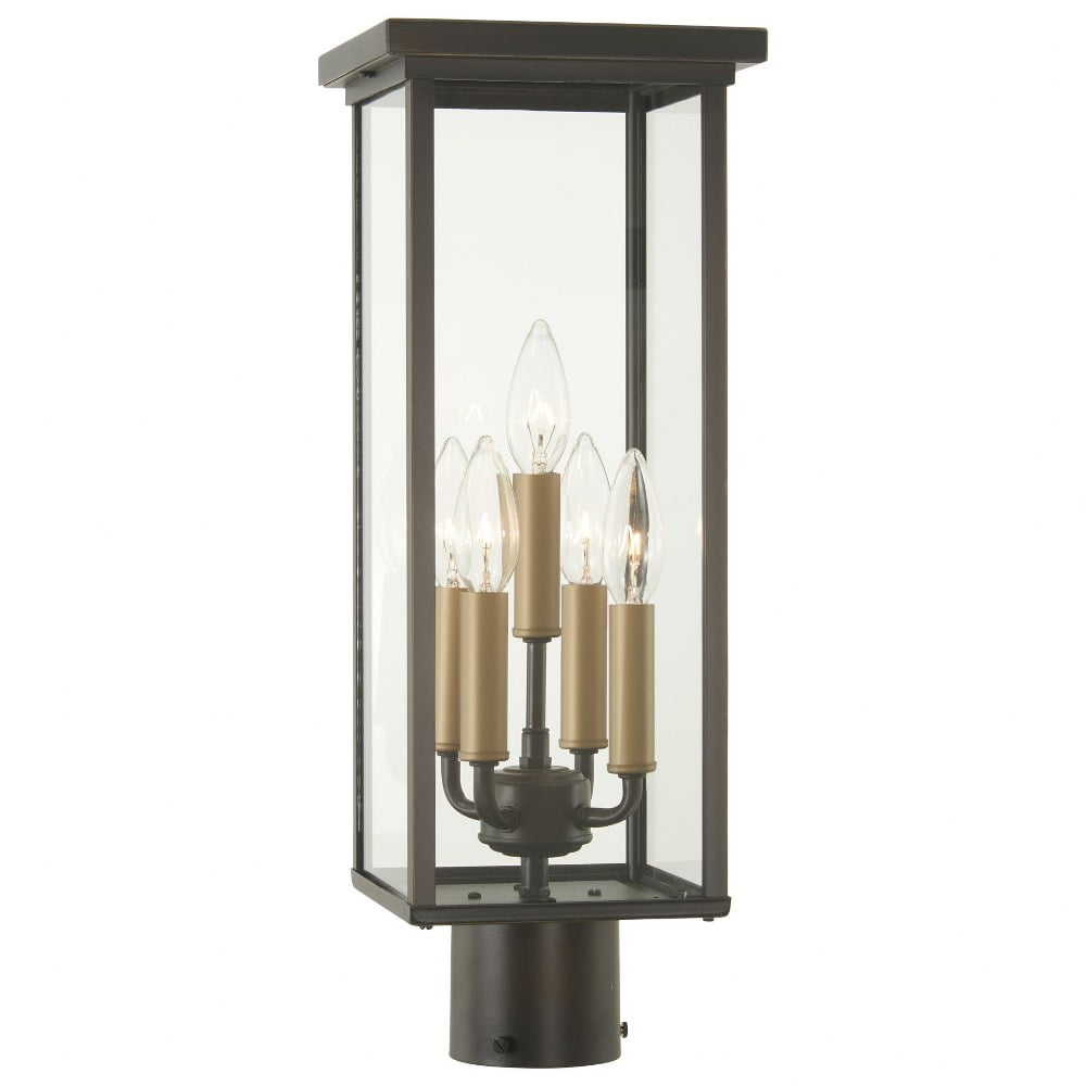 Minka Lavery - Great Outdoors - Casway - 5 Light Post Mount In ...