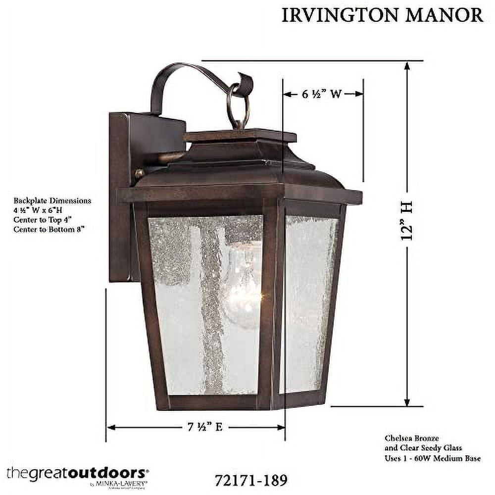Minka Lavery Outdoor Wall Light 72171-189 Irvington Manor Exterior ...
