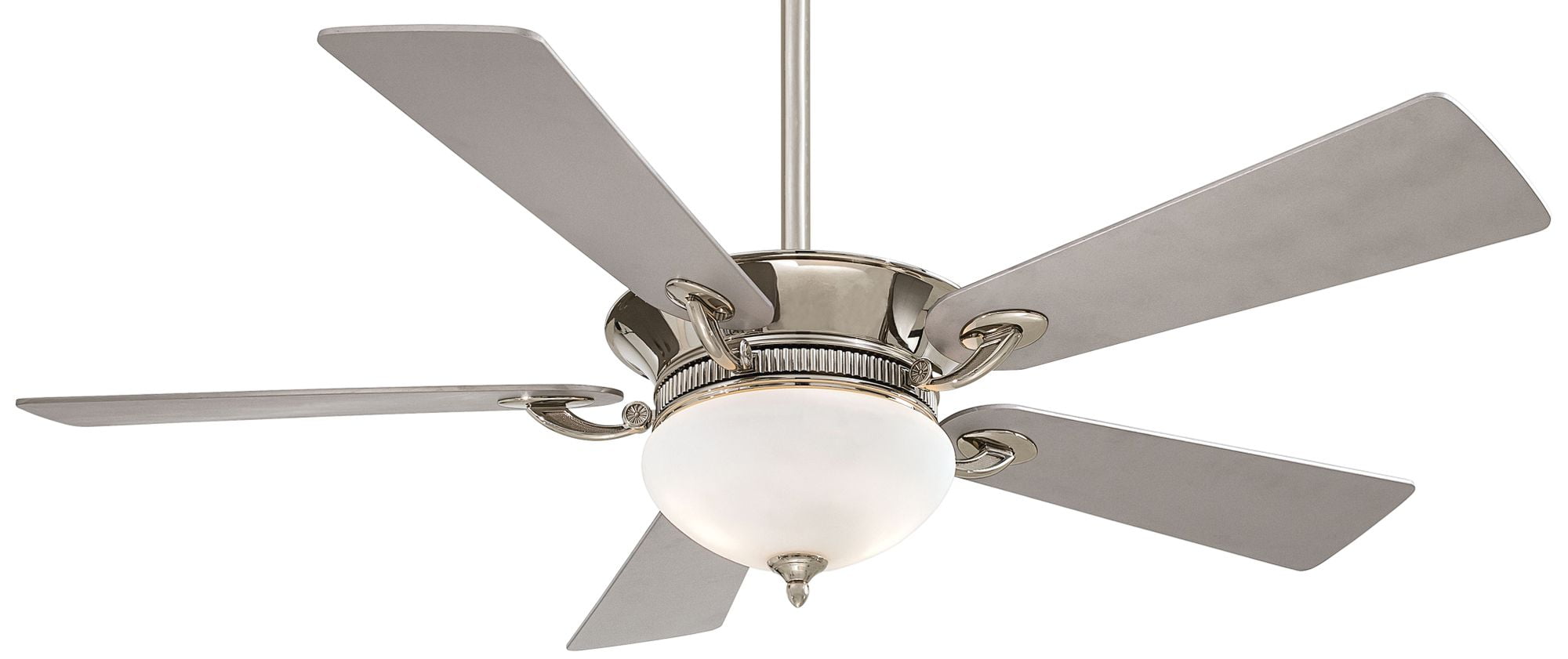 5 Blade Ceiling Fan With Light Kit-18 Inches Tall And 52 Inches Wide ...