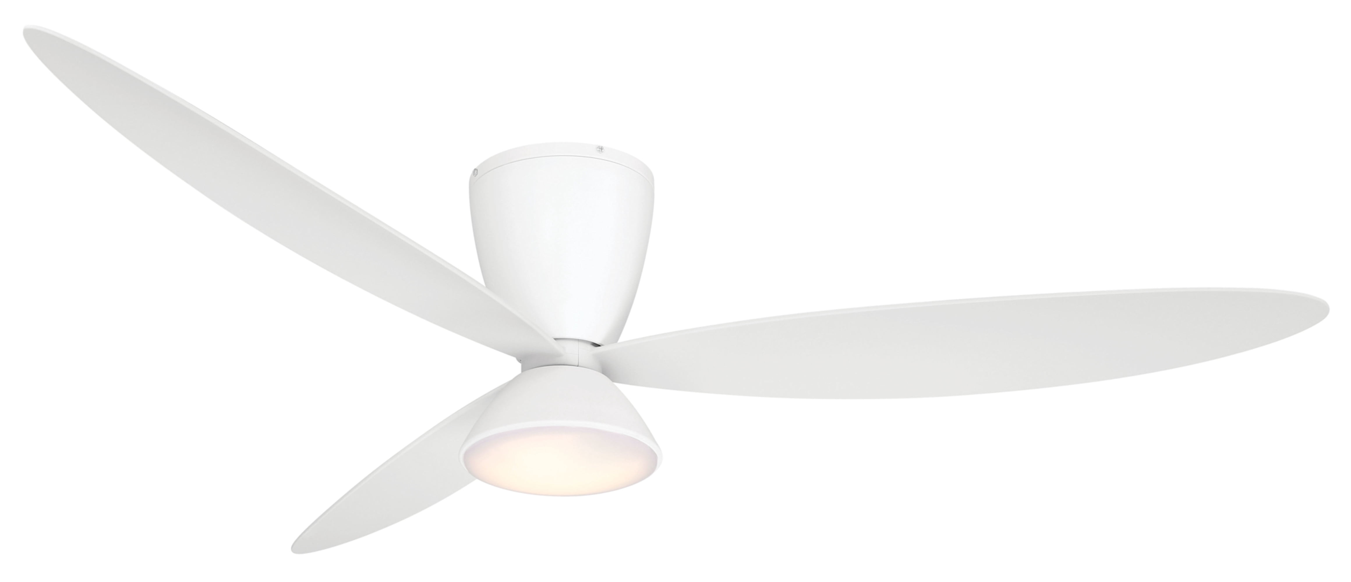 Minkaaire Hourglass 58 Led Hourglass 58" 3 Blade Led Flush Mount ...