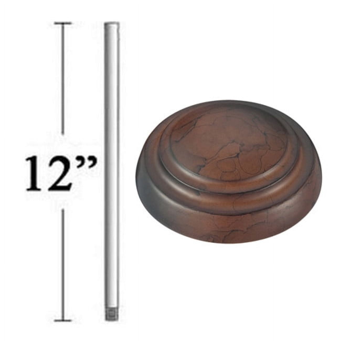 Minkaaire Ma Dr512 12" Ceiling Fan Downrod For 9 Ft Ceilings - Bronze ...