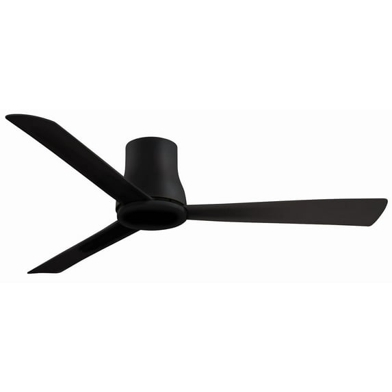 Minkaaire 52" Simple Flush 3 Blade Indoor / Outdoor Ceiling Fan with ...