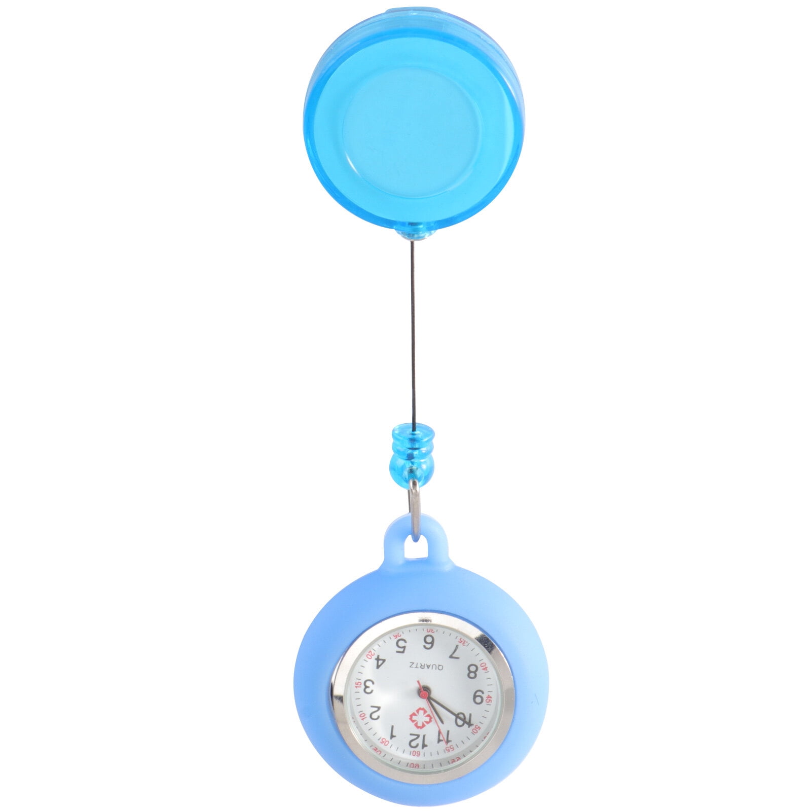 Minkissy Clip-On Pocket Watch Set with Sky- Silicone Cover, Medical ...