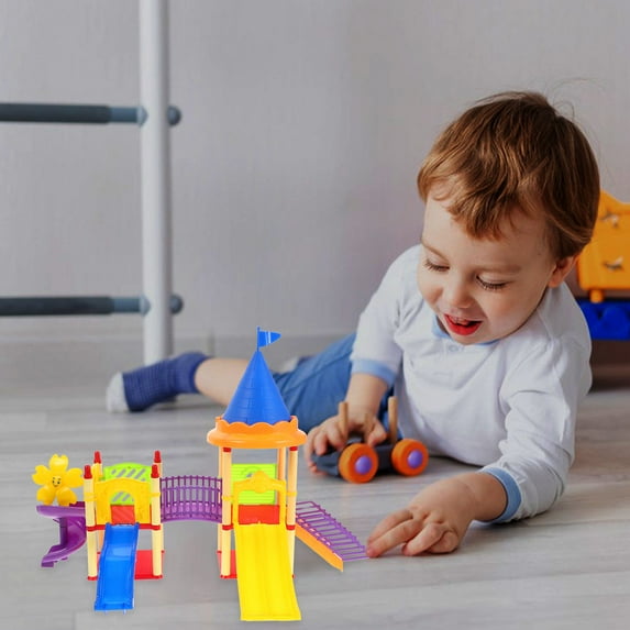 Minkissy 1 Set Playground Models Slide Model Multi Plastic Develops ...