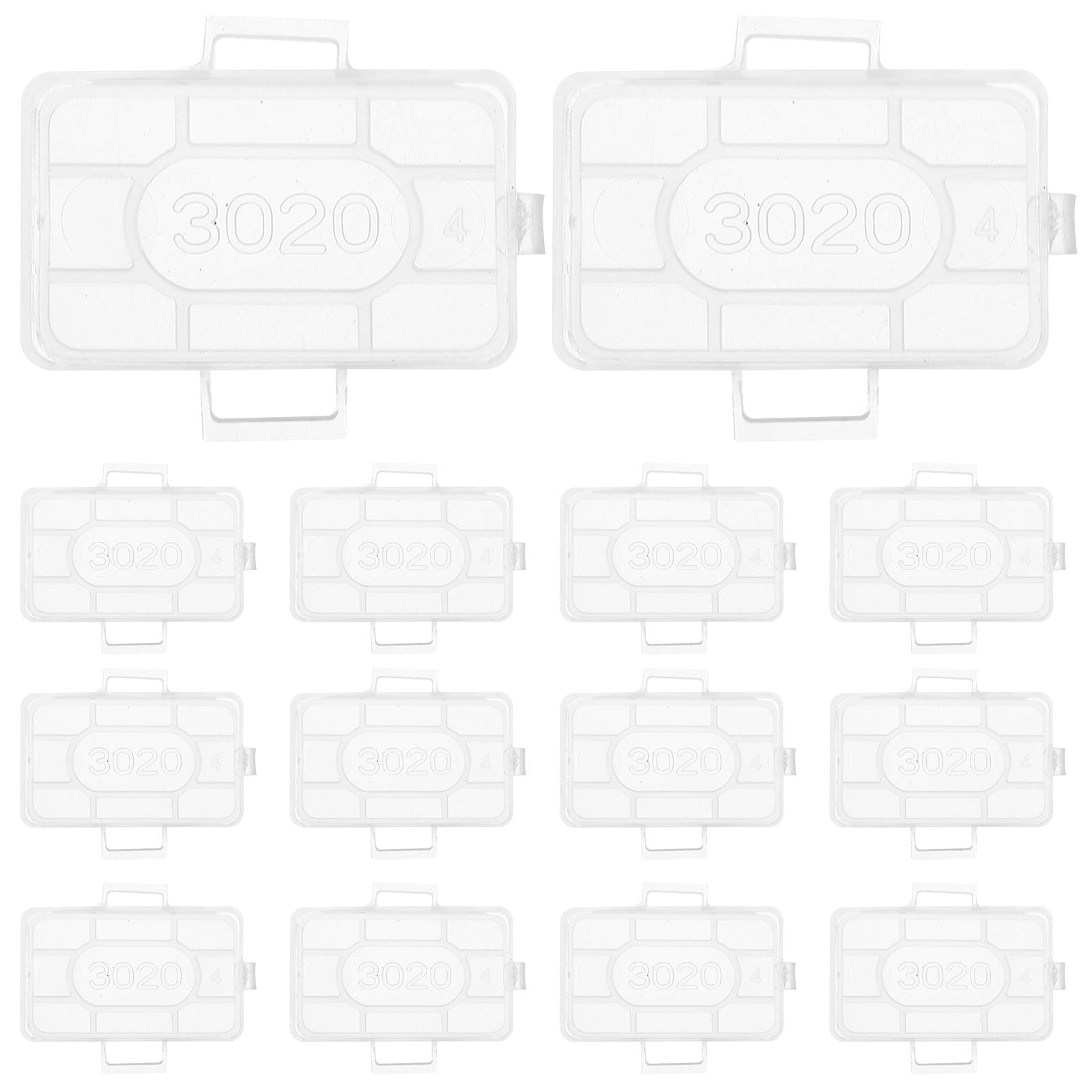 Minkissy 100Pcs White Plastic Cable Identification Tags Wire Name ...