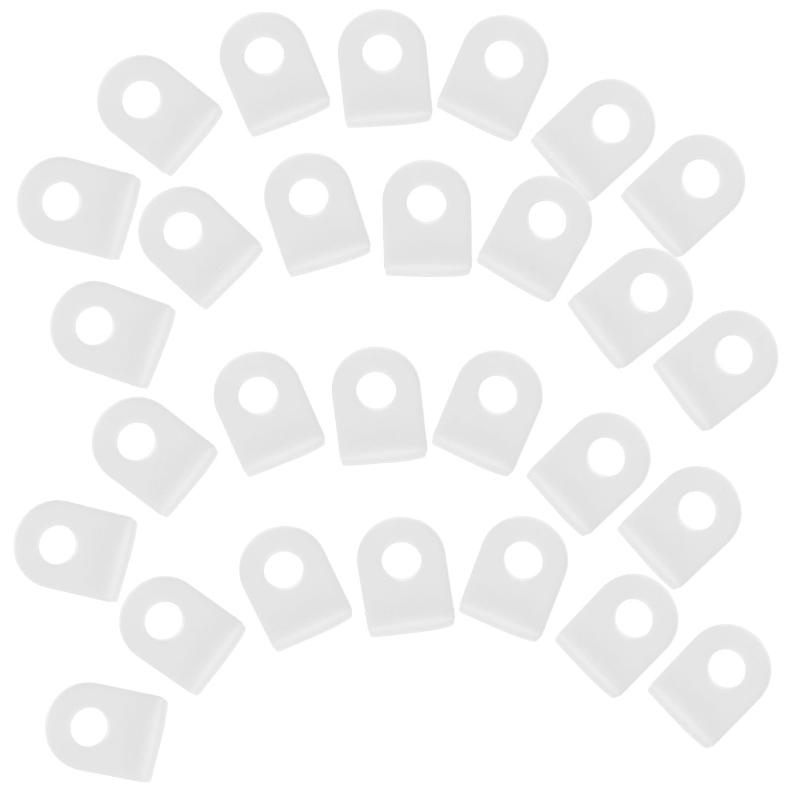 Minkissy 100Pcs White ABS Plastic Hanger Signs for Retail and ...