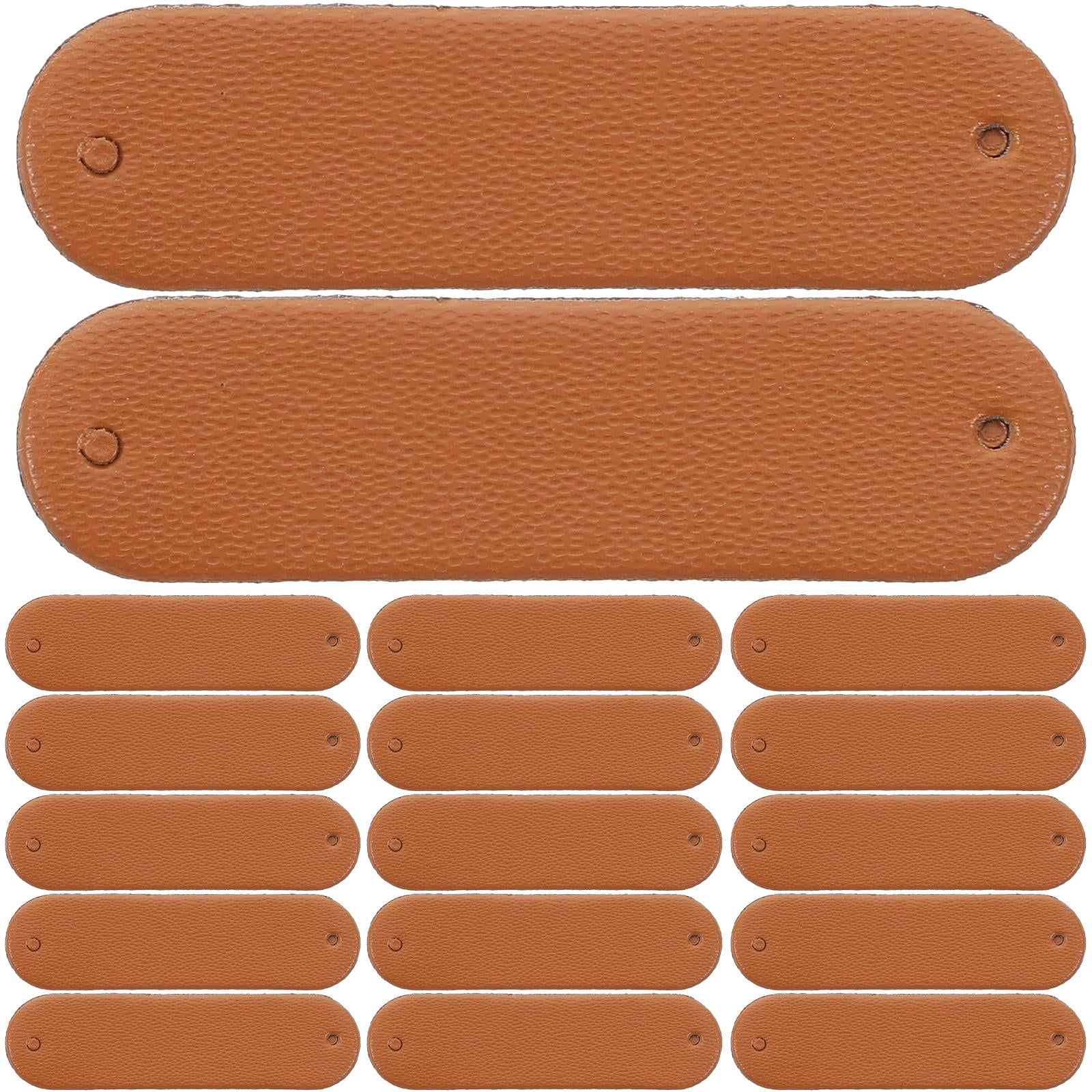 Minkissy 100Pcs Homemade Tags Rectangular Coffee Color For Jewelry ...