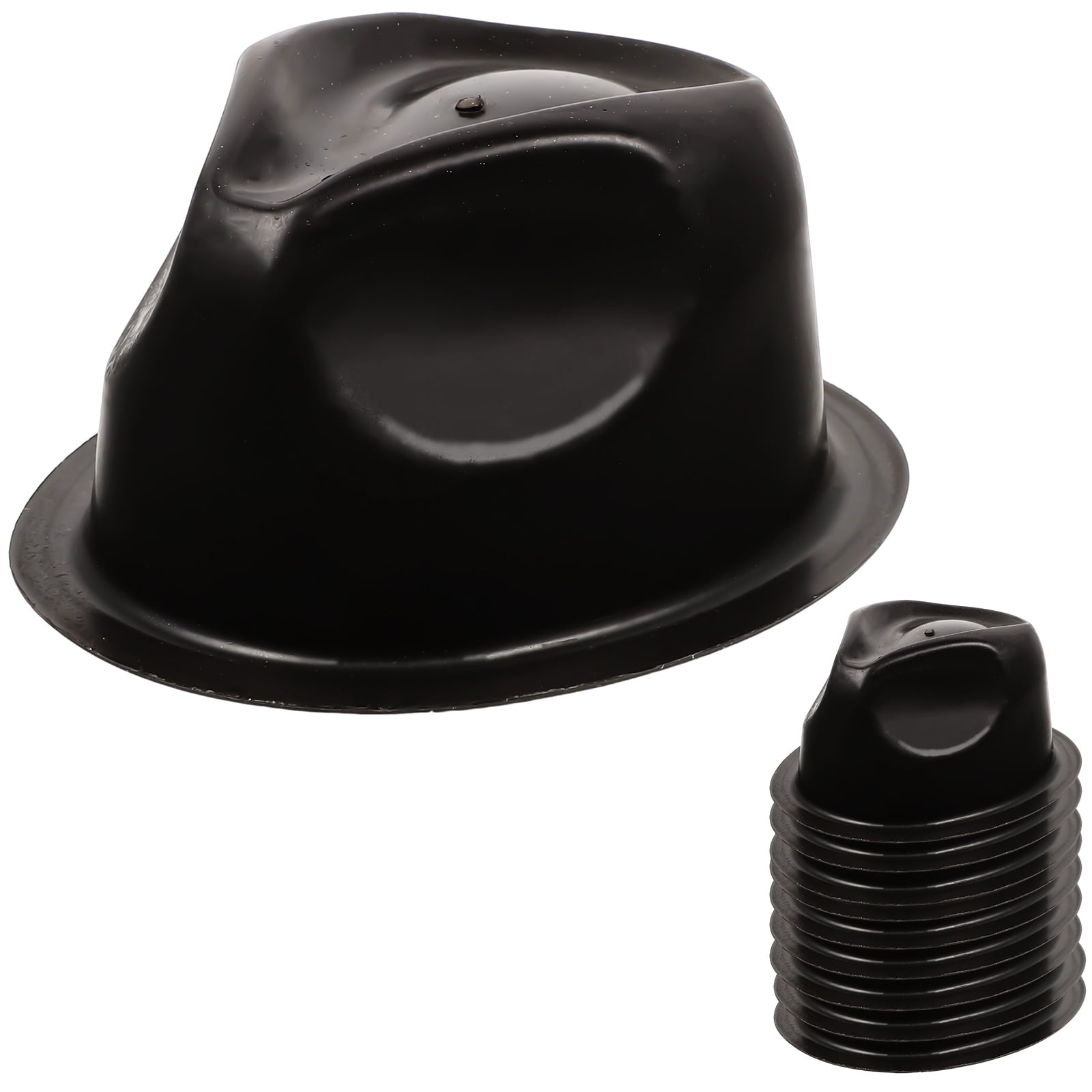 Minkissy 10Pack Hat Racks Compact Black PVC Round Top For Hat Shaping ...
