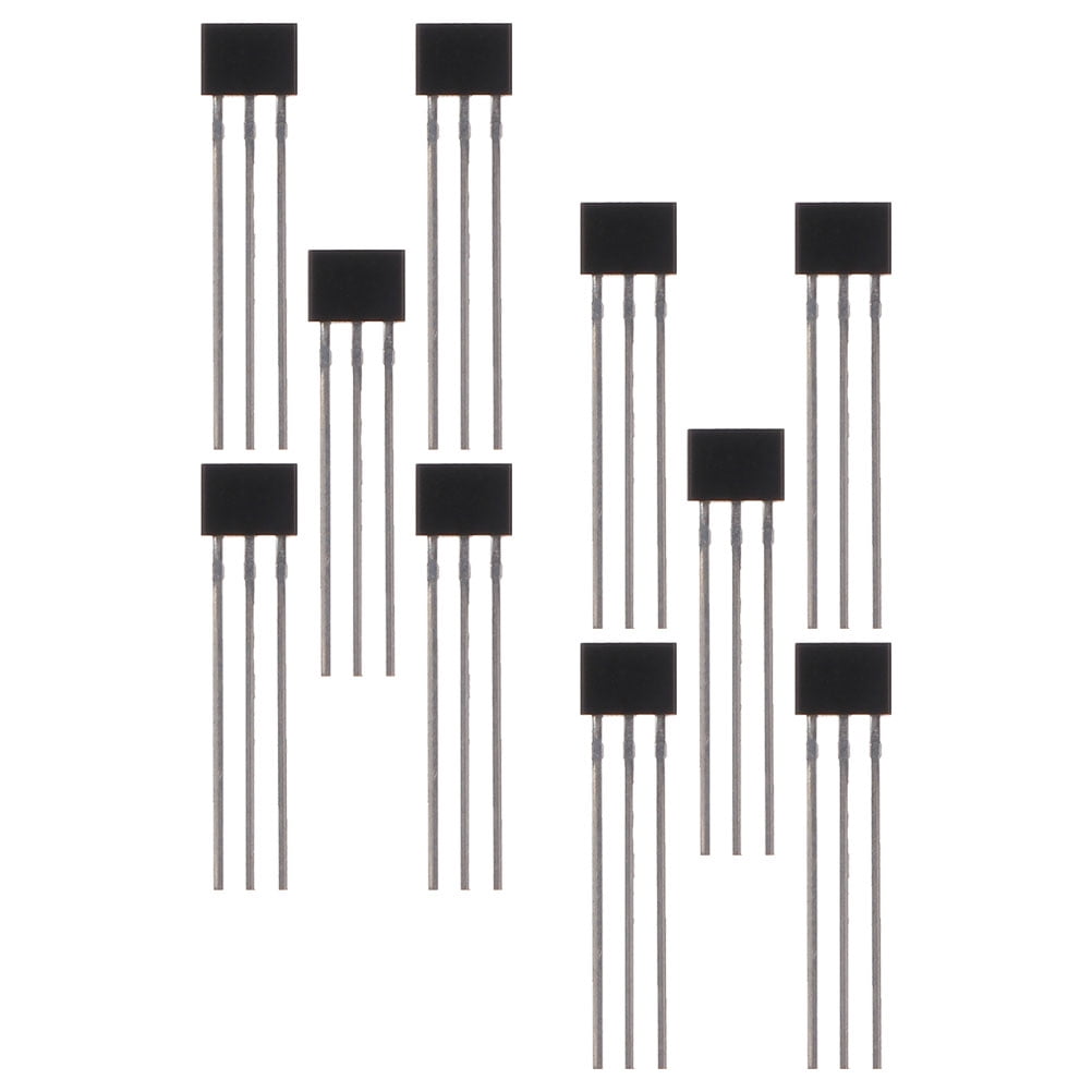 Minkissy 10Pcs Compact 3 Pin Hall Effect Sensor for Machine Use ...