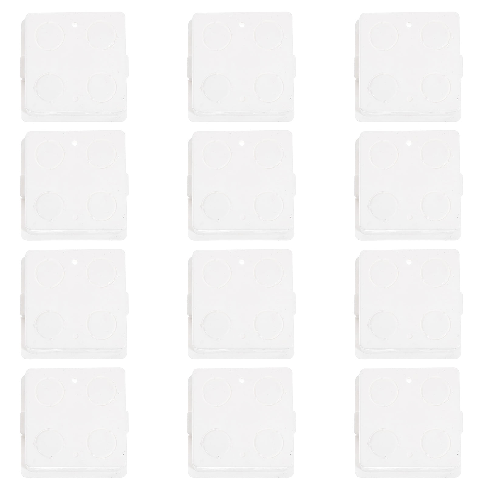 Minkissy 10Pcs 86 Type Recessed Wall Socket Box White PVC Durable ...