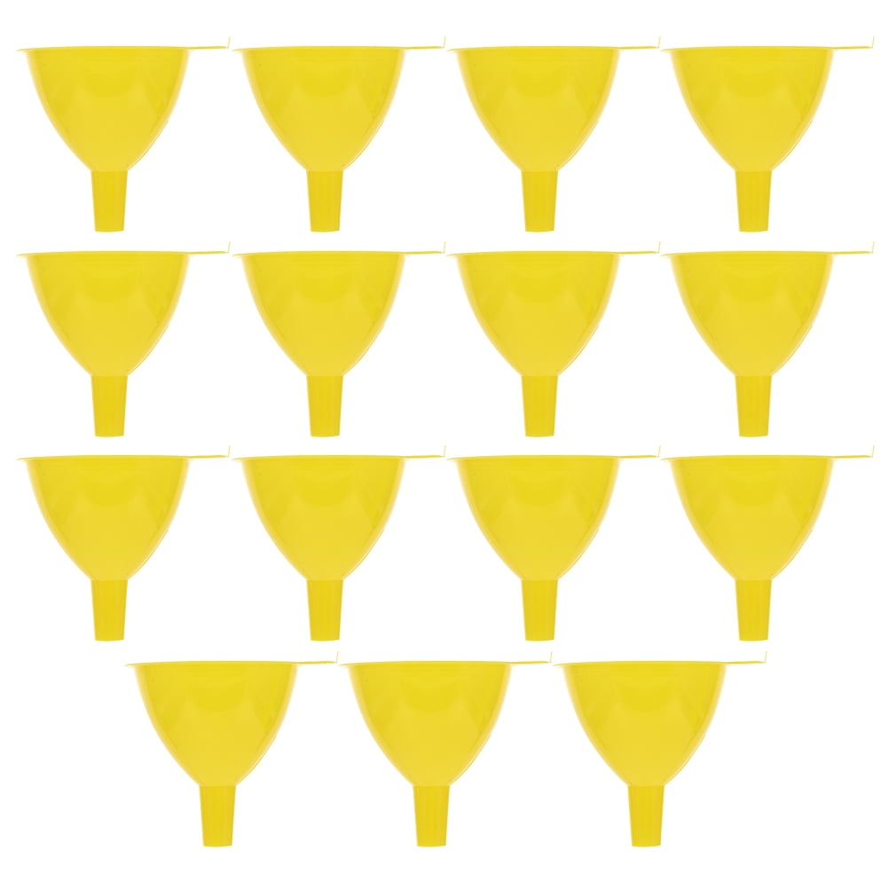 Minkissy 15pcs Plastic Funnel Small Plastic Scientific Funnel Filtering ...