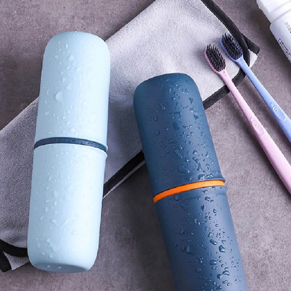 Minkissy Travel Toothbrush Holder Rectangular PP 1Pack 7.9x2In ...