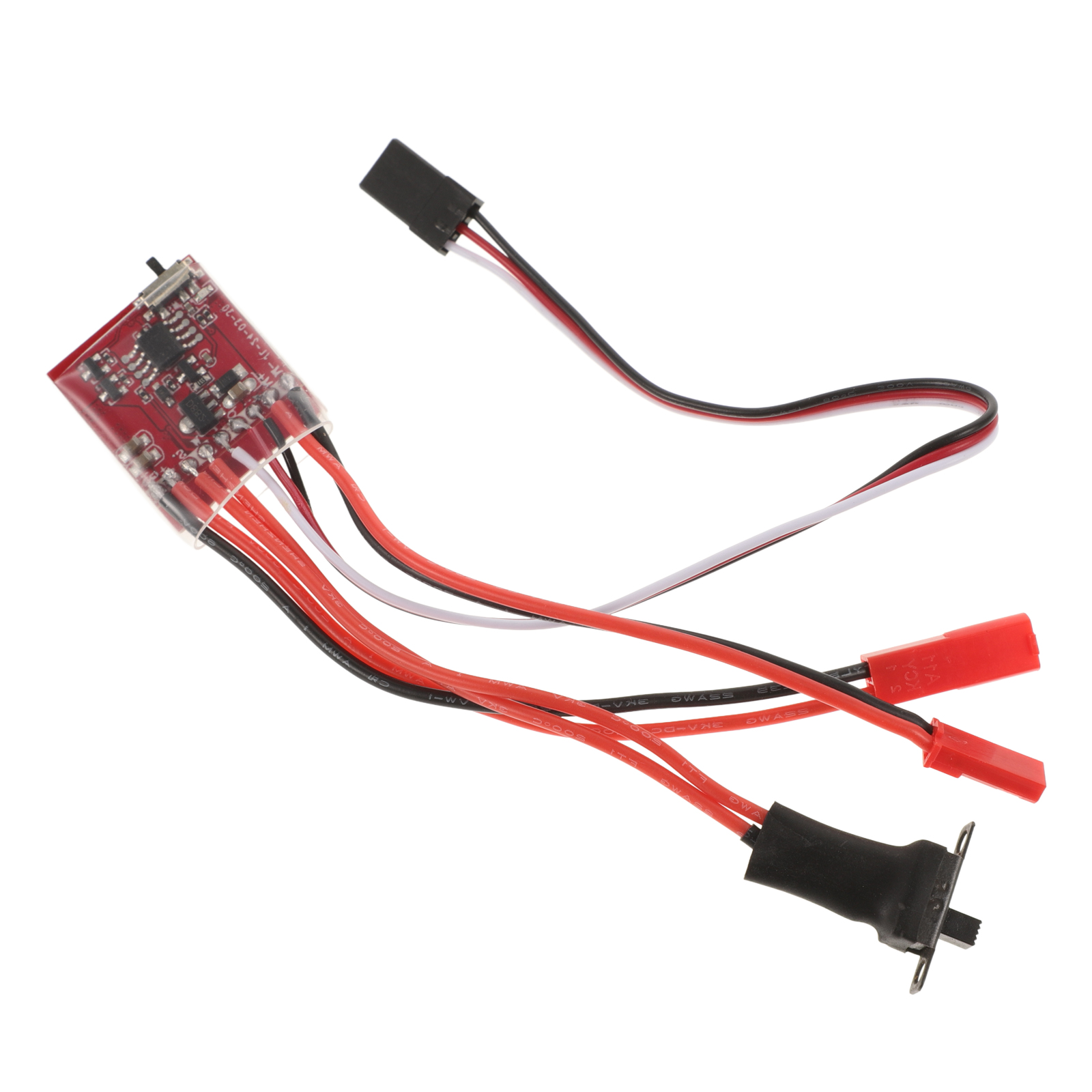 Minkissy 1Pcs Dual Way Brushed ESC Controller for Boat and Car with ...