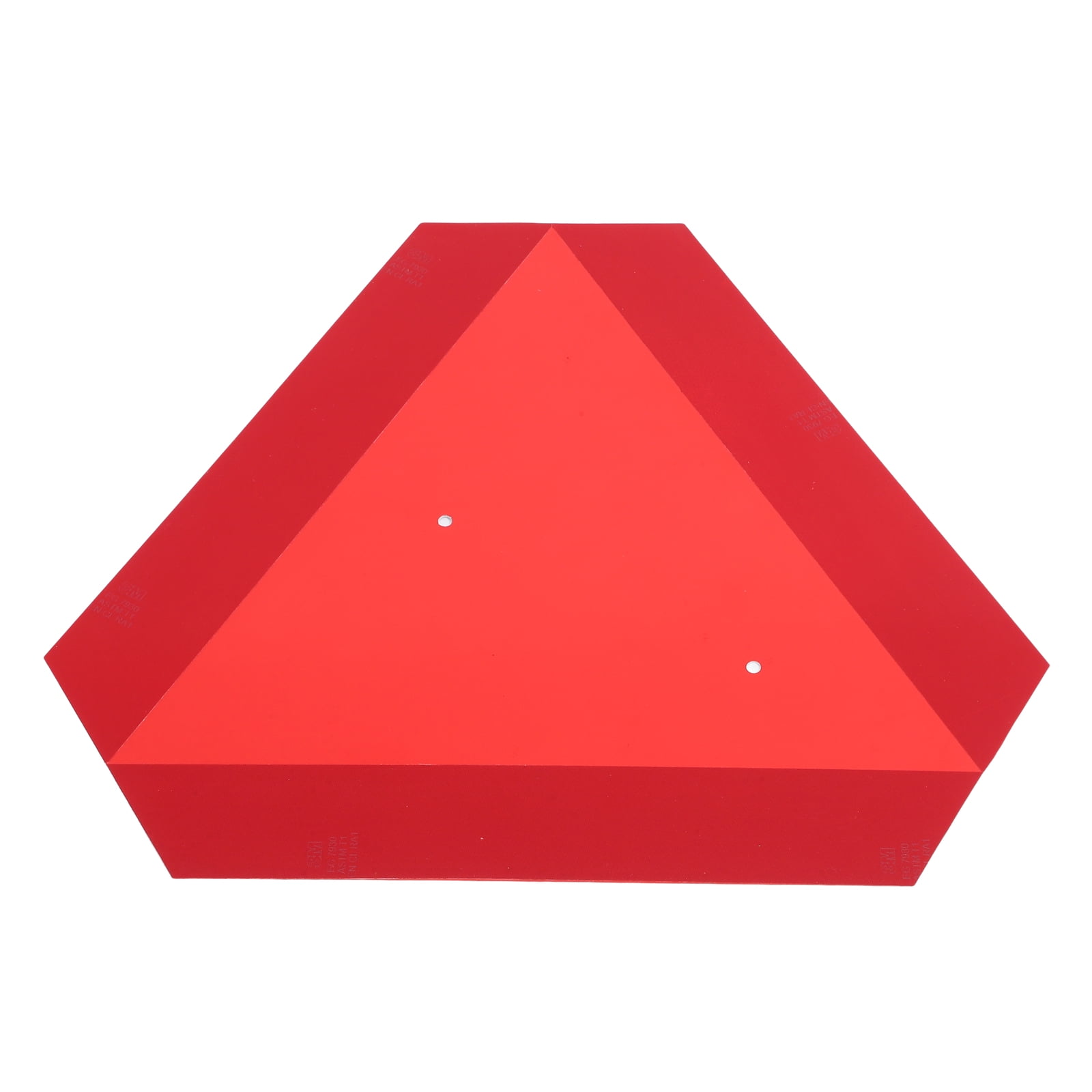 Minkissy 1Pcs Red Triangle Reflective Sign 3M Reflective Material ...