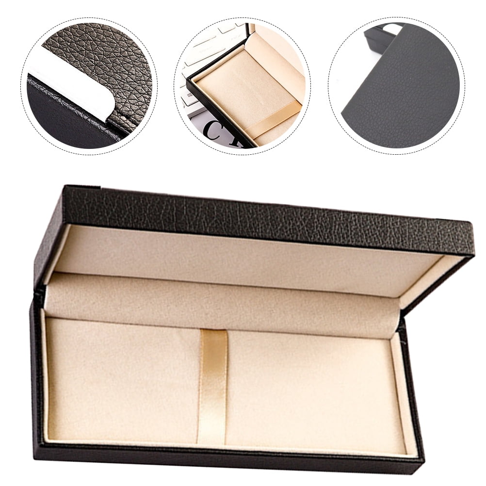 Minkissy 1Set Pen Case in Black with Flocking Interior for Professional ...