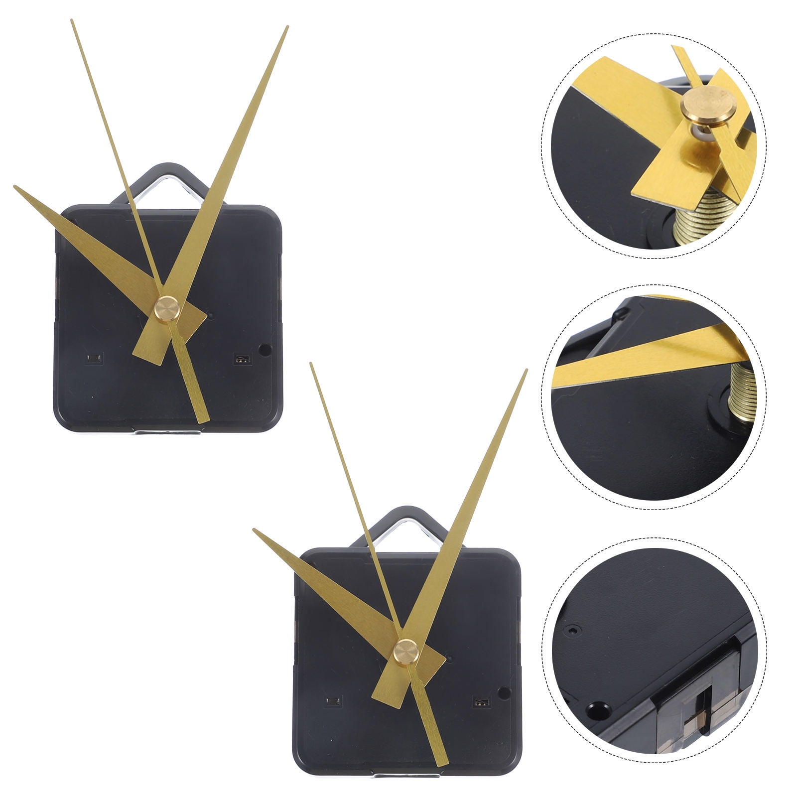 Minkissy Clock Repair Mechanism Movements 2 Sets Acrylic 2.16x2.75x0 ...