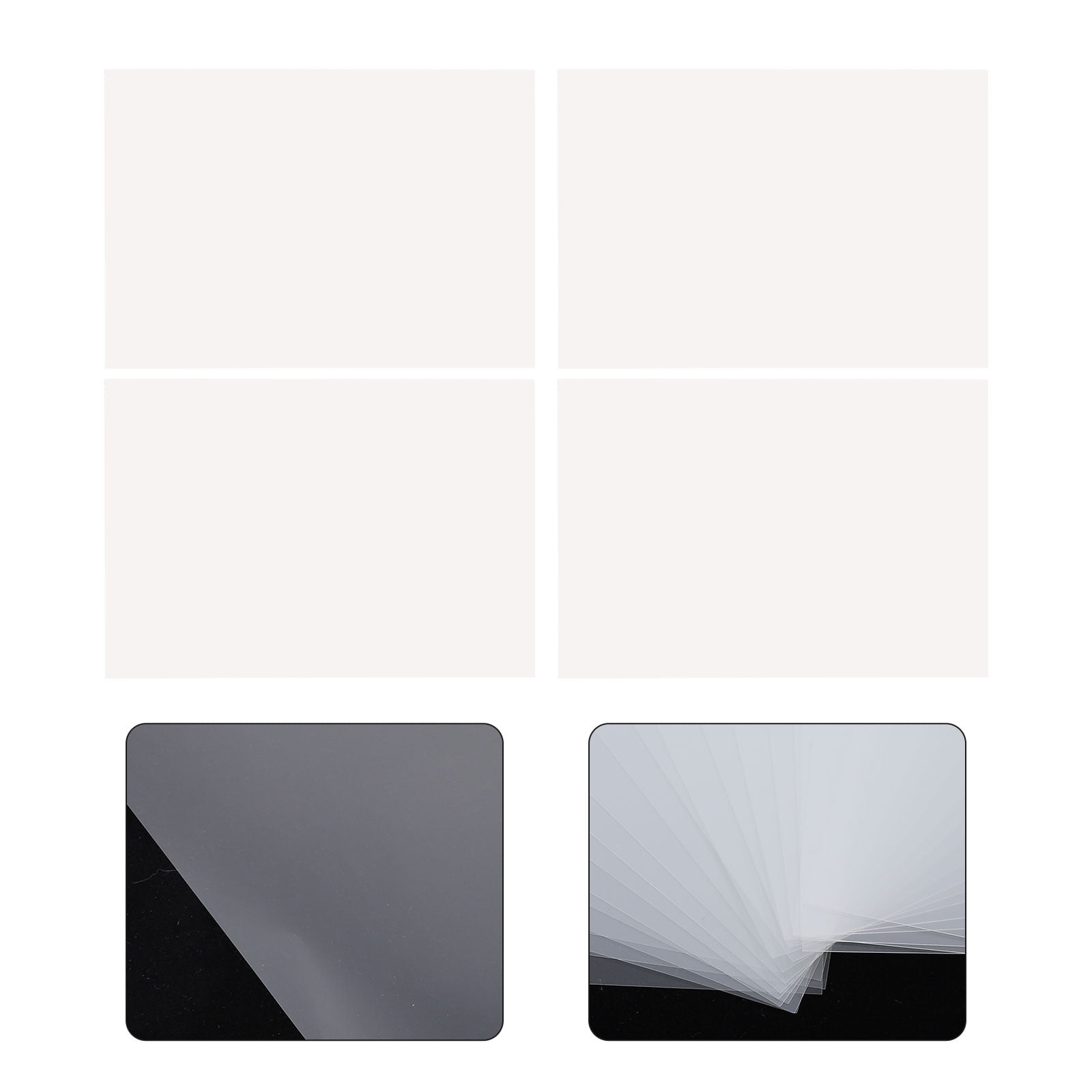 Minkissy 20 Sheets Cyanotype Plastic Material Pack for Painting Board ...