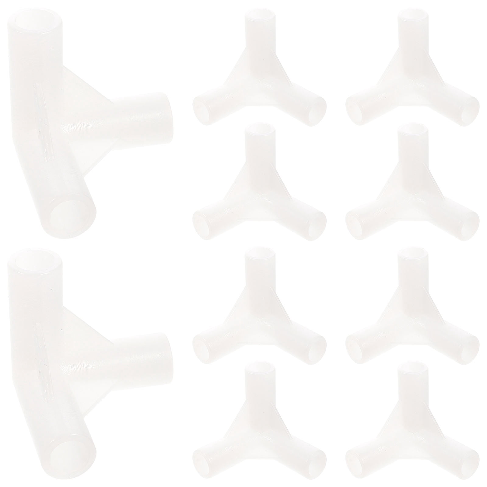 Minkissy 20Pcs Tent Tarp Connectors Plastic White for Outdoor Camping ...