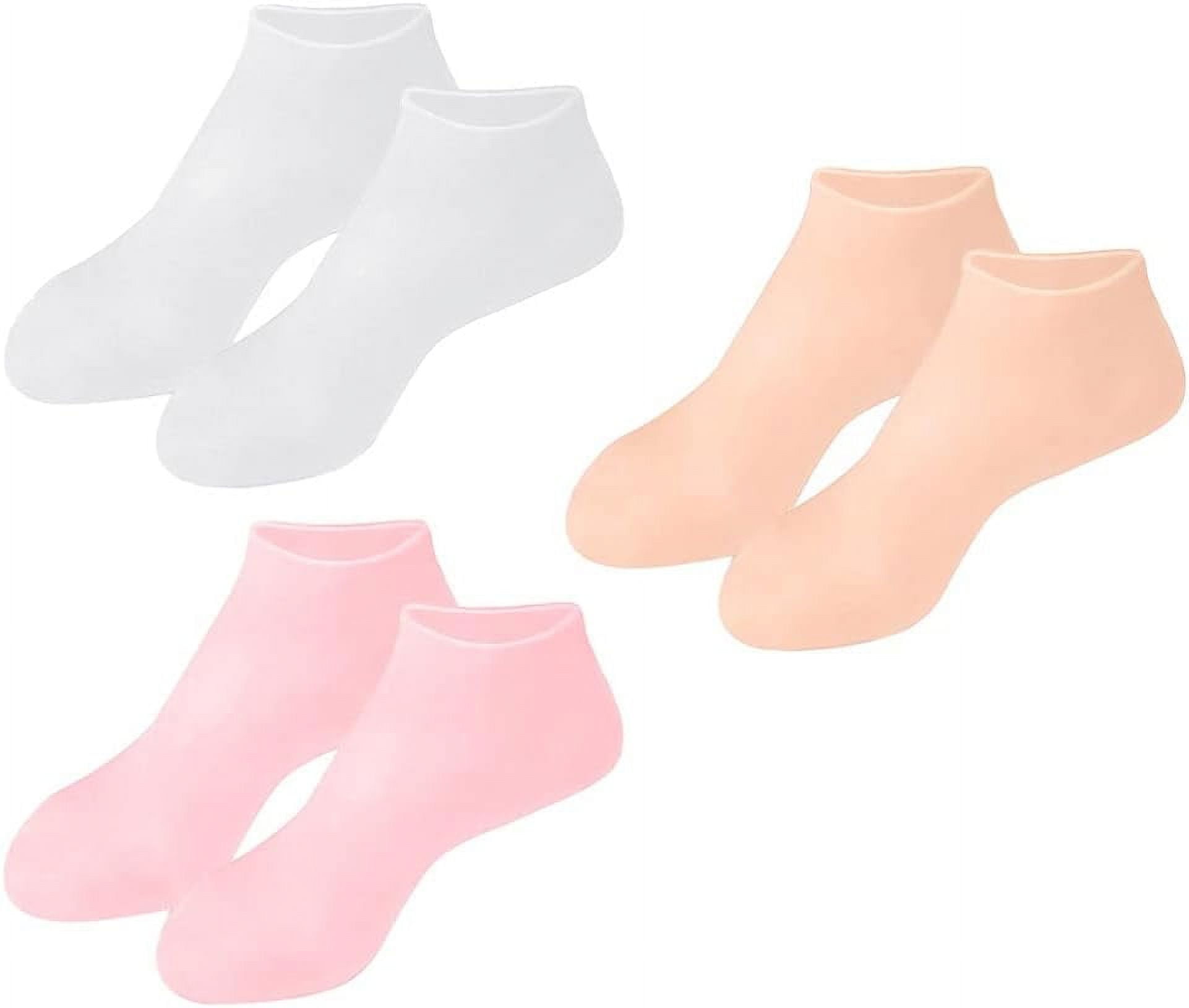 Minkissy 3 Pairs Moisturising Gel Socks for Repairing Dry Cracks Skins ...