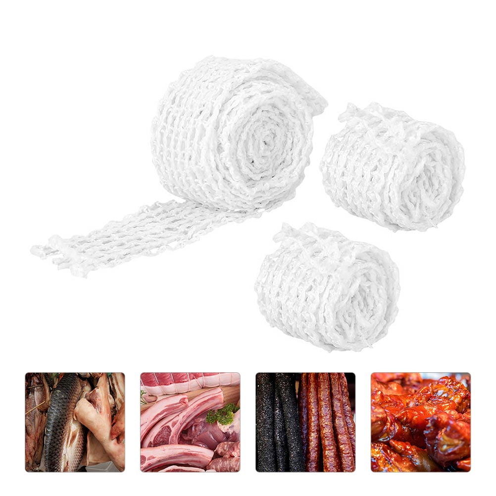 Minkissy 3Pcs Meat Net 3m x 10cm x 1cm for Trussing Meat and Tying Pig ...