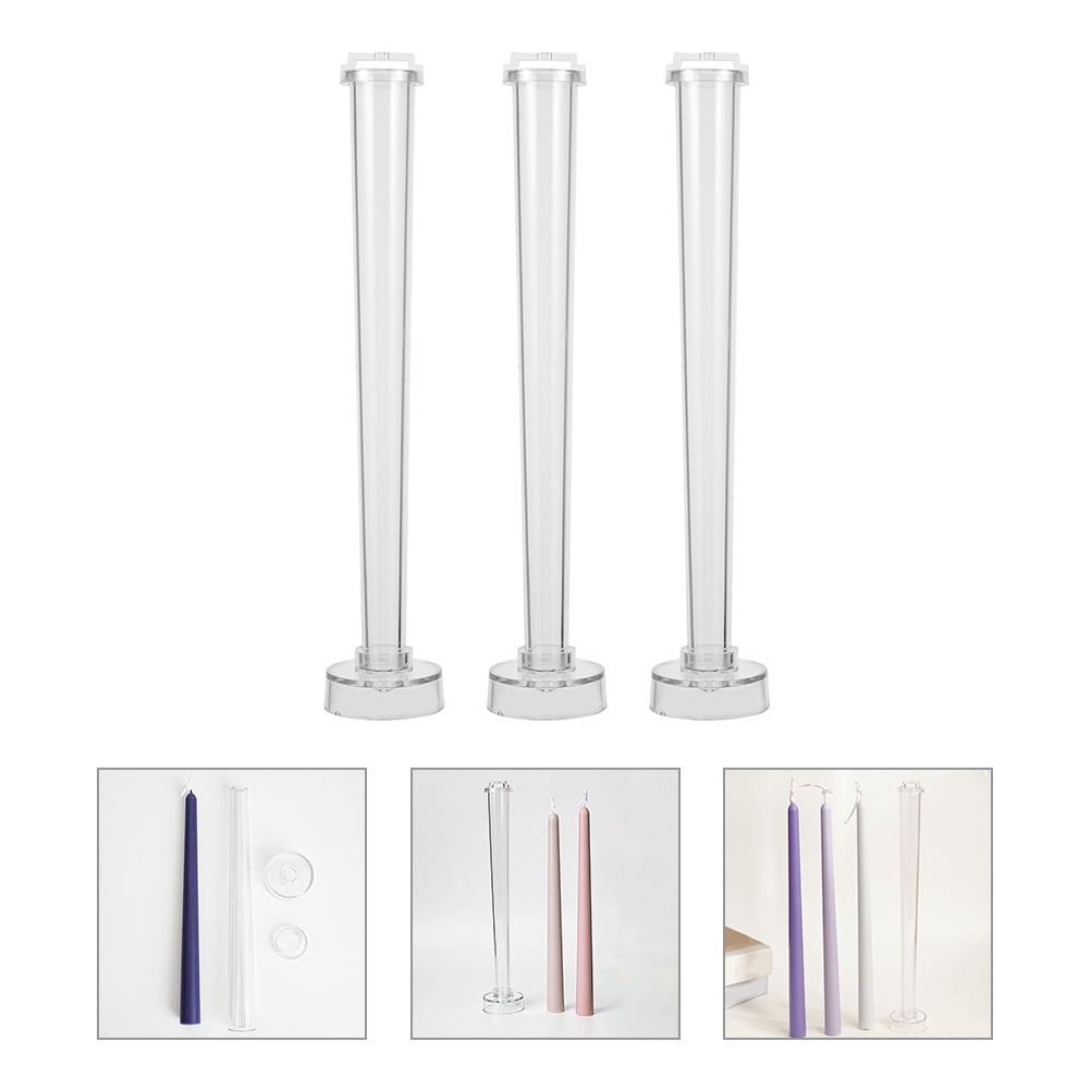Minkissy 3Pcs Taper Mold for Resin and Wax Crafting with Tapered Rod ...