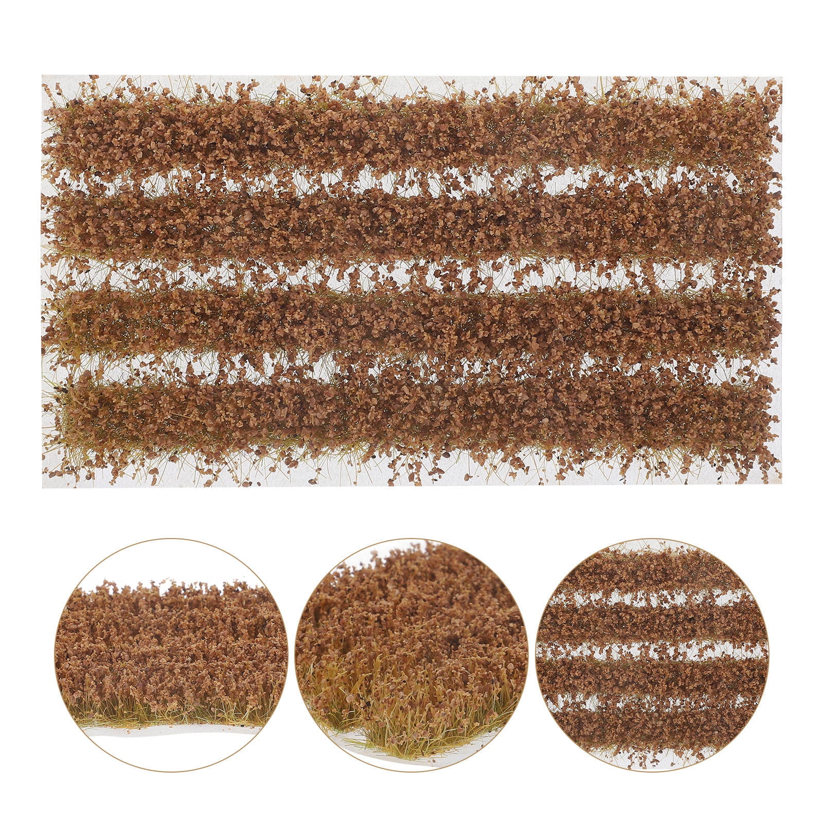 Minkissy 4 Strips Static Plastic Grass Model for Model Railway Grass ...
