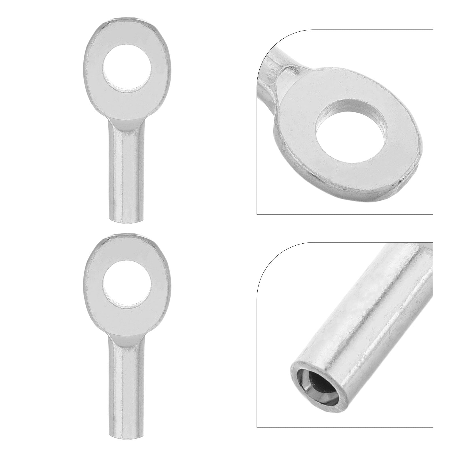 Minkissy 4-Pack Easy Install Wire Rope Replacement Terminals for Gym ...
