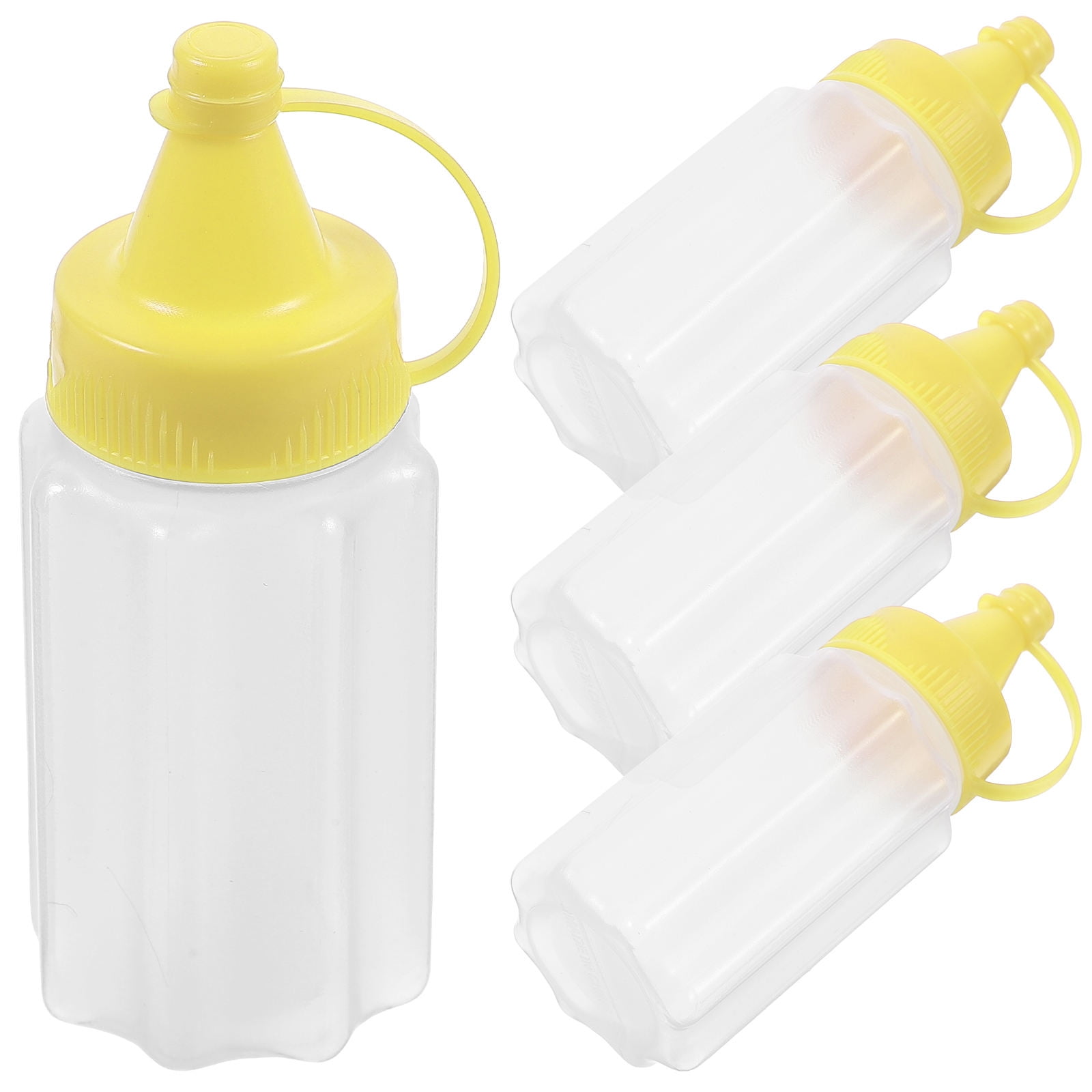 Minkissy 4Pcs Squeeze Bottles with Lids for Controlled Dispensing in ...