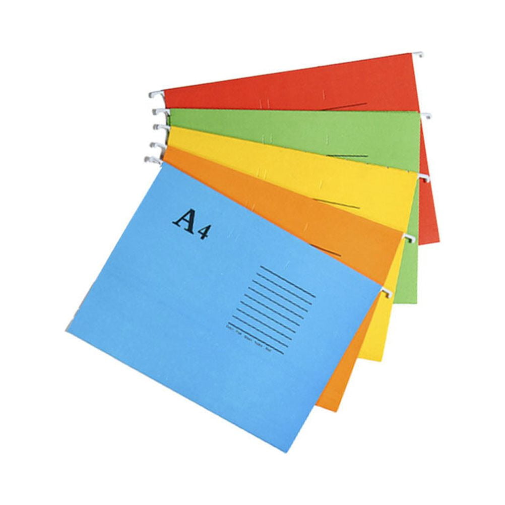 Minkissy 5 Pcs Sturdy Hanging File Folder for Documents Paper Desktop ...