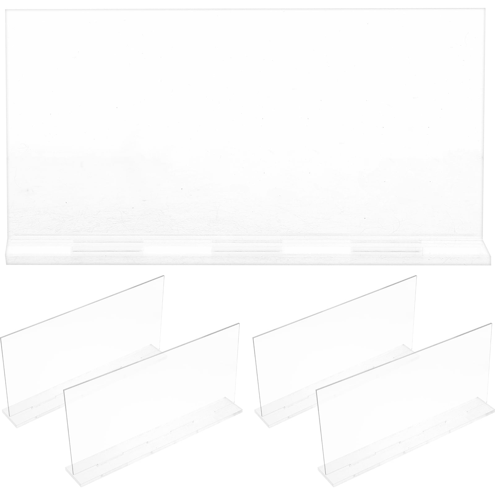 Minkissy 5Pcs Clear Modern Look Acrylic Table Signs for Special ...