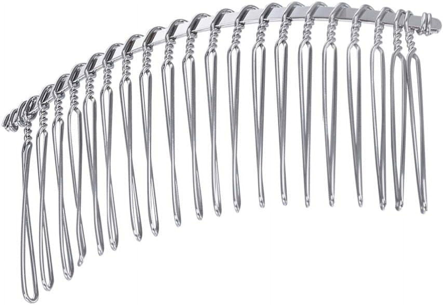 Minkissy 5pcs 20 Teeth Hair Side Combs Metal Wire Hair Comb Vintage ...